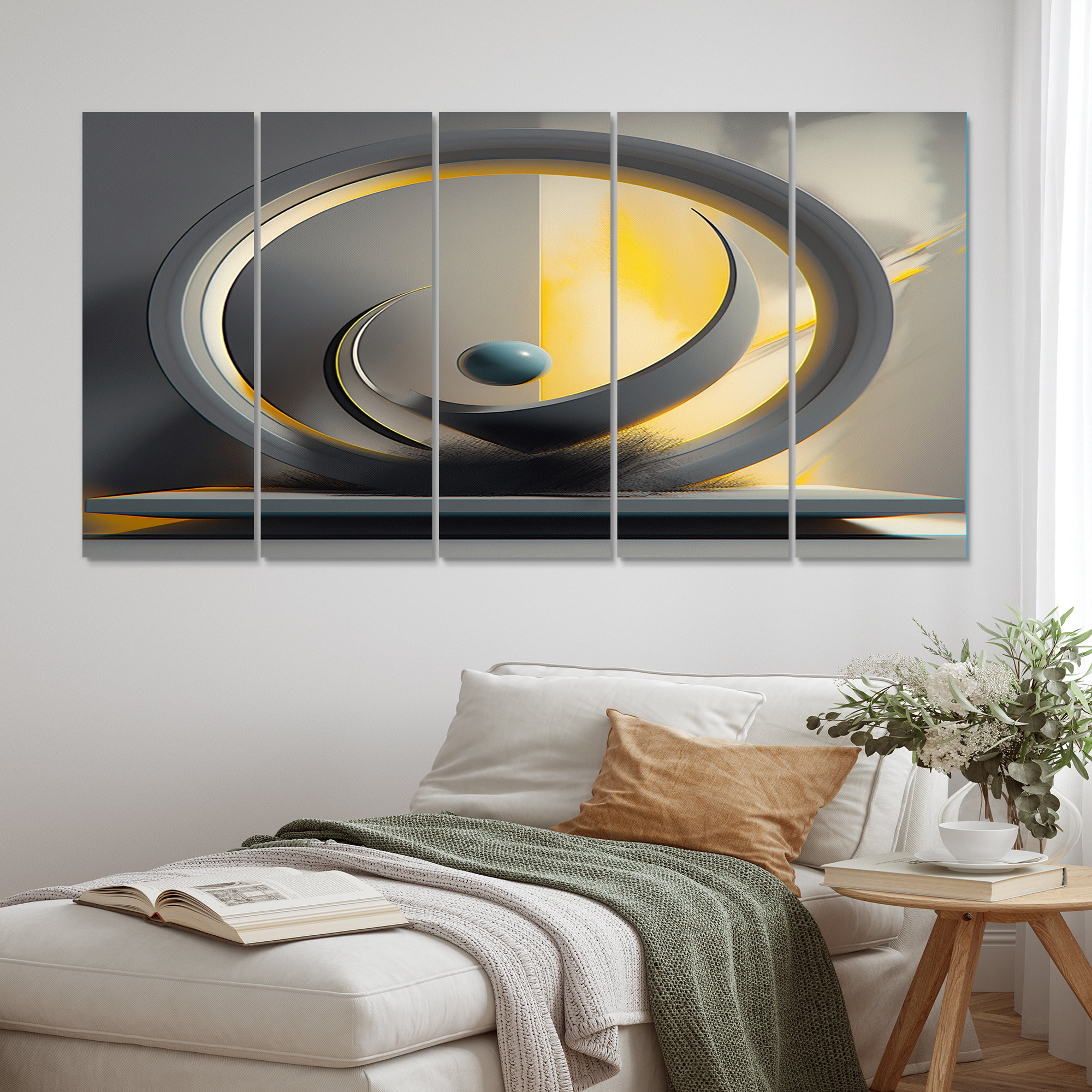 Wrought Studio™ Visionary Dance Of God 3D Wave Sphere II - Abstract ...