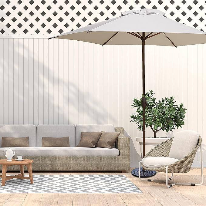 Arlmont & Co. Rehyn Hexagonal Market Umbrella & Reviews | Wayfair