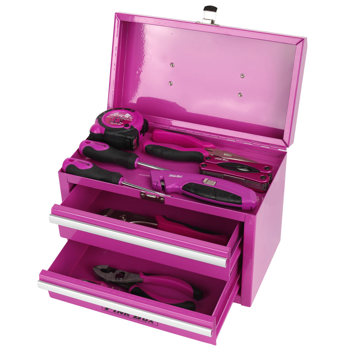 The Original Pink Box 11" Portable Tool Box & Reviews | Wayfair