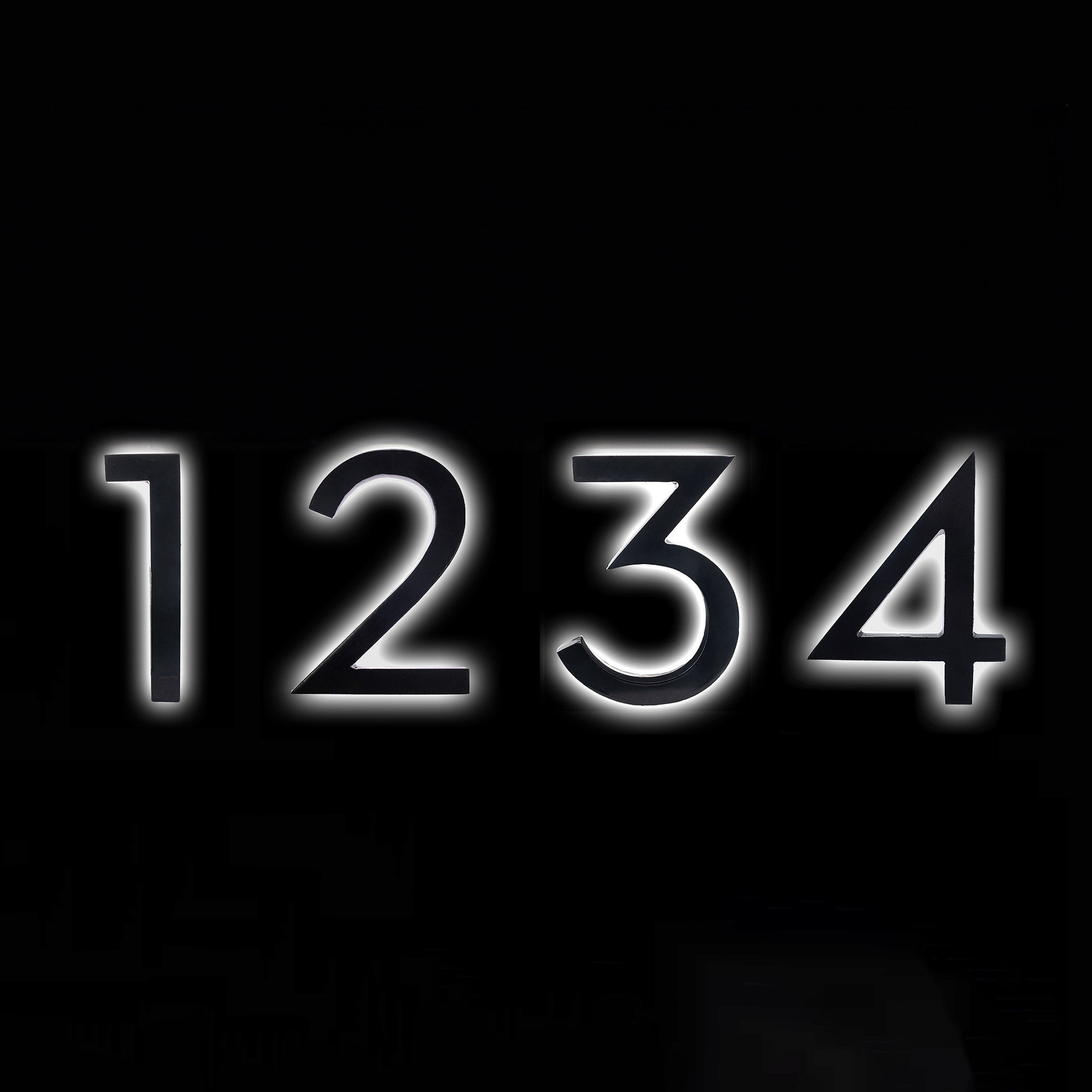 Montague Metal Products Inc. 8" LED Backlit House Numbers Kit | Wayfair