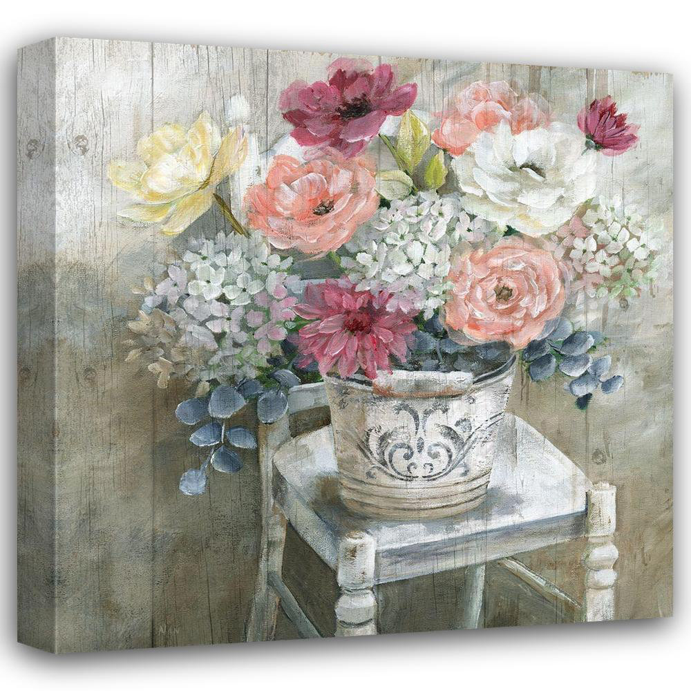 Lark Manor™ Nan Gallery Wrapped Canvas Art Titled: Quaint Cottage ...