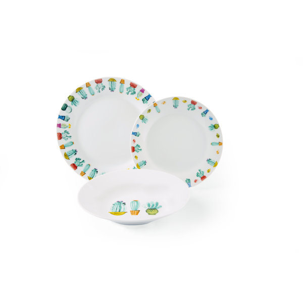 Excelsa Porcelain Dinnerware - Set of 18 | Wayfair.co.uk