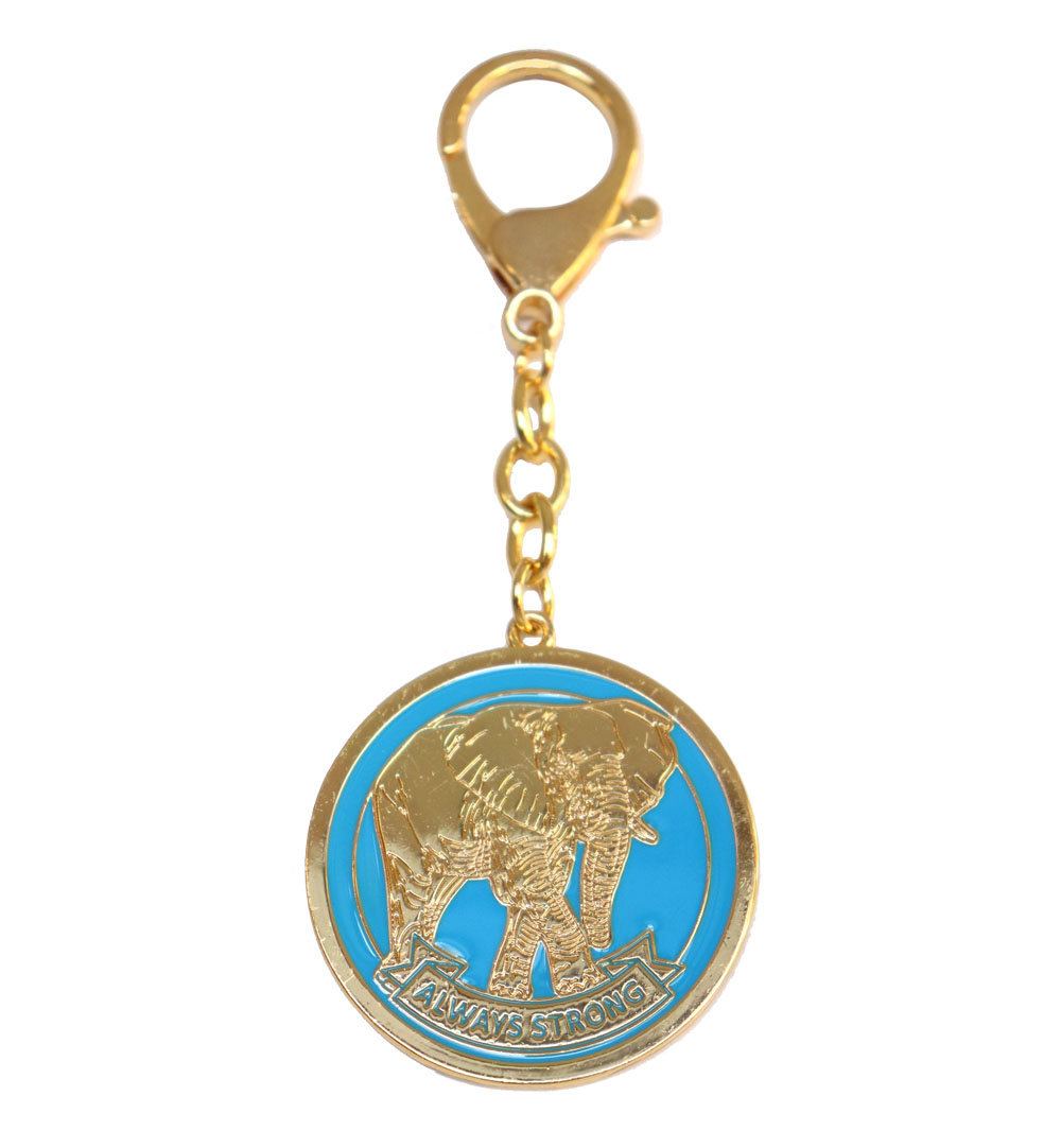 Feng Shui Import Mighty Elephant Always Strong Amulet Key Chain | Wayfair