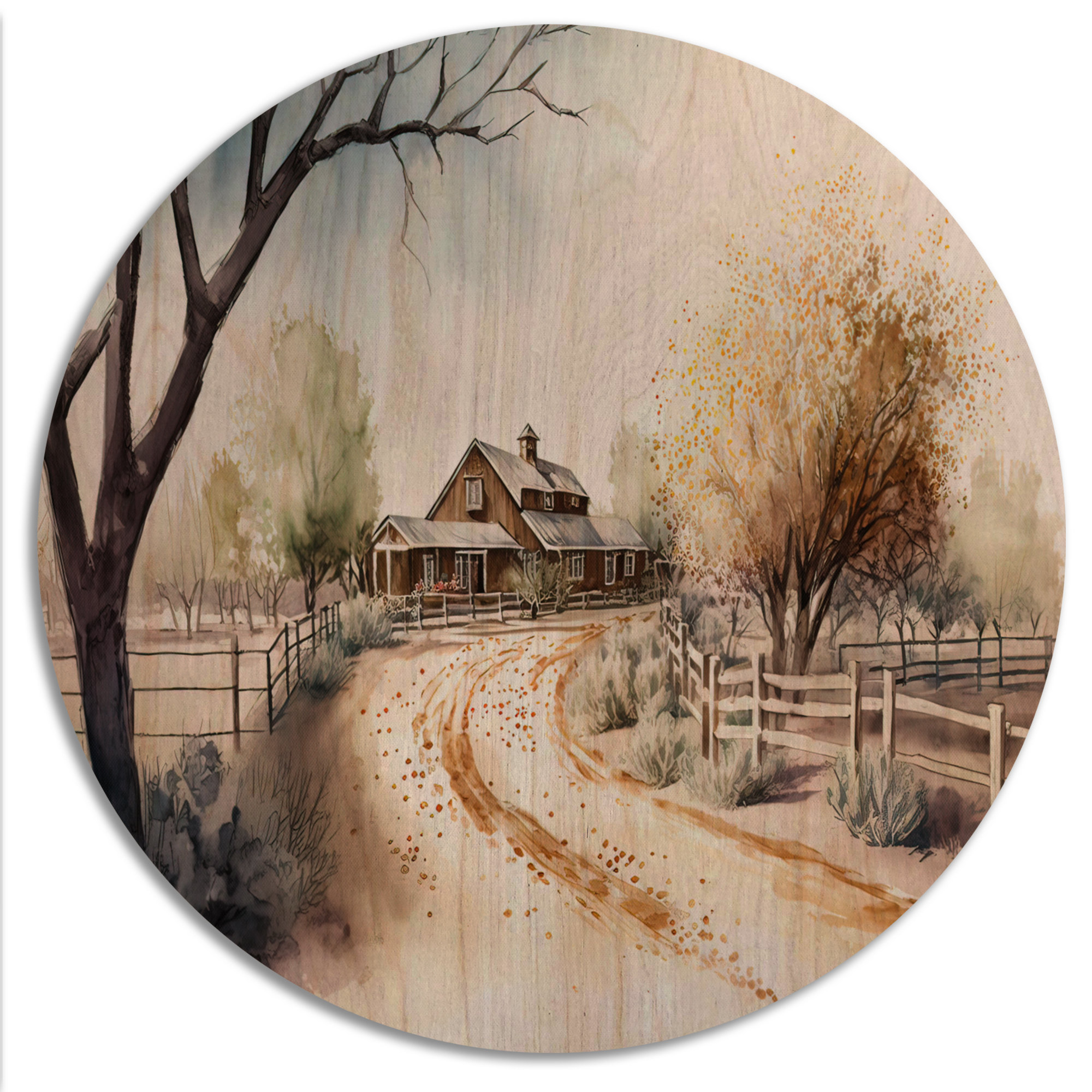 Loon Peak Welcome to the Ranch - Unframed Painting on Wood | Wayfair