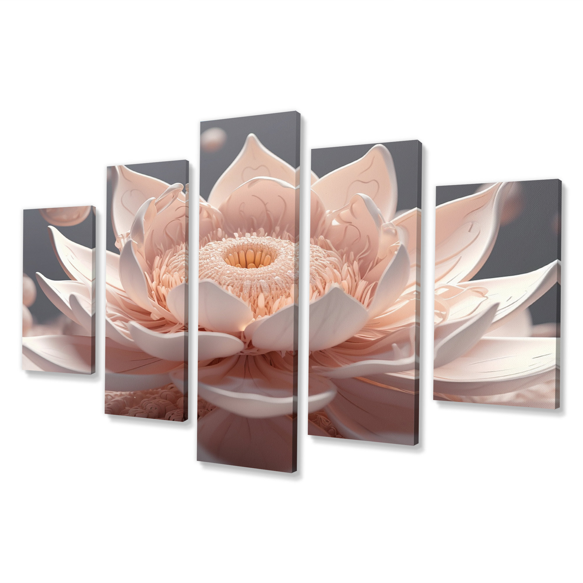 Dakota Fields Light Pink Tender Blossoming Lotus Flower I - Lotus ...