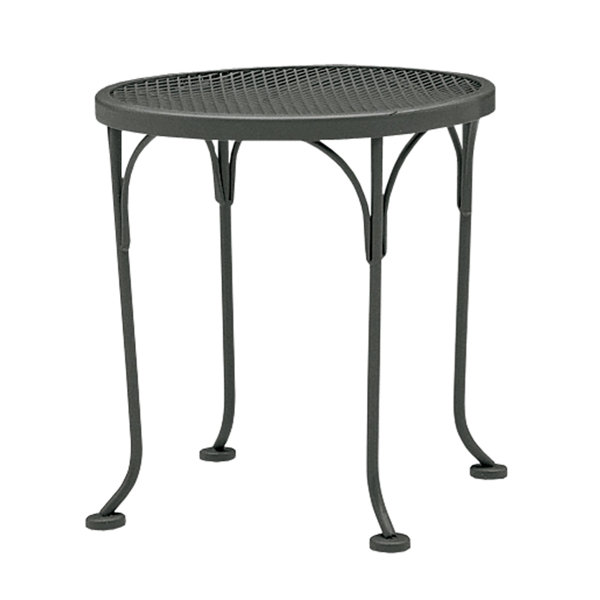 Woodard Briarwood Round Metal Outdoor Side Table & Reviews | Wayfair