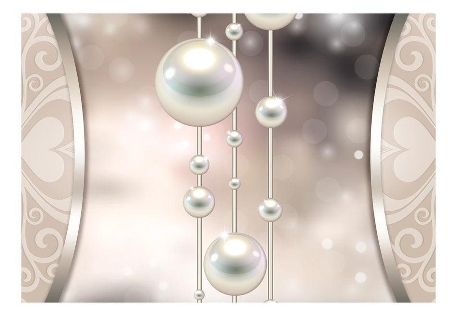 Rosdorf Park String of Pearls Wall Mural | Wayfair