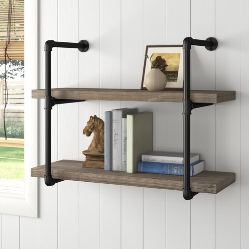 Industrial Wall & Display Shelves You'll Love | Wayfair