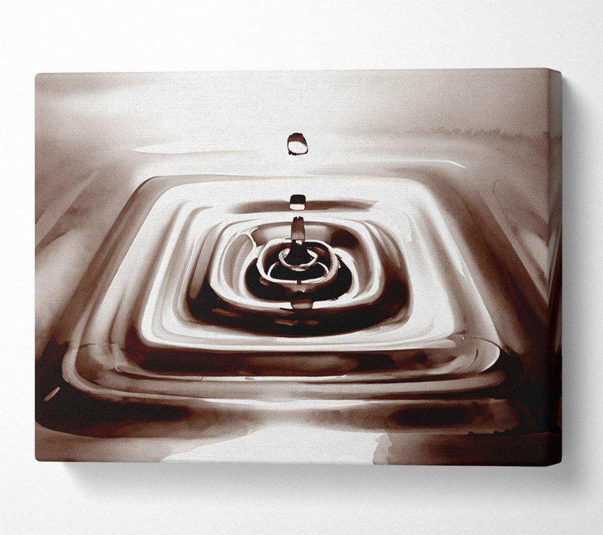 ModernMoments Square Water Droplet Brown - Print | Wayfair.co.uk