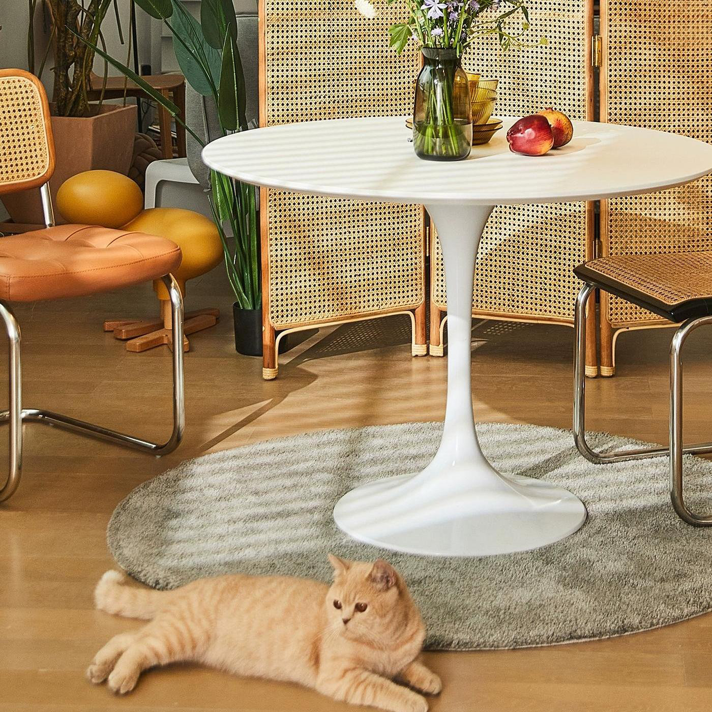 George Oliver Dining Table, Round Table In Modern Style, Table For ...