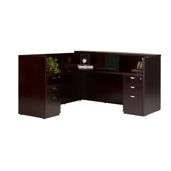 Safco Products Company Mira Series L-Shape Reception Desk | Wayfair