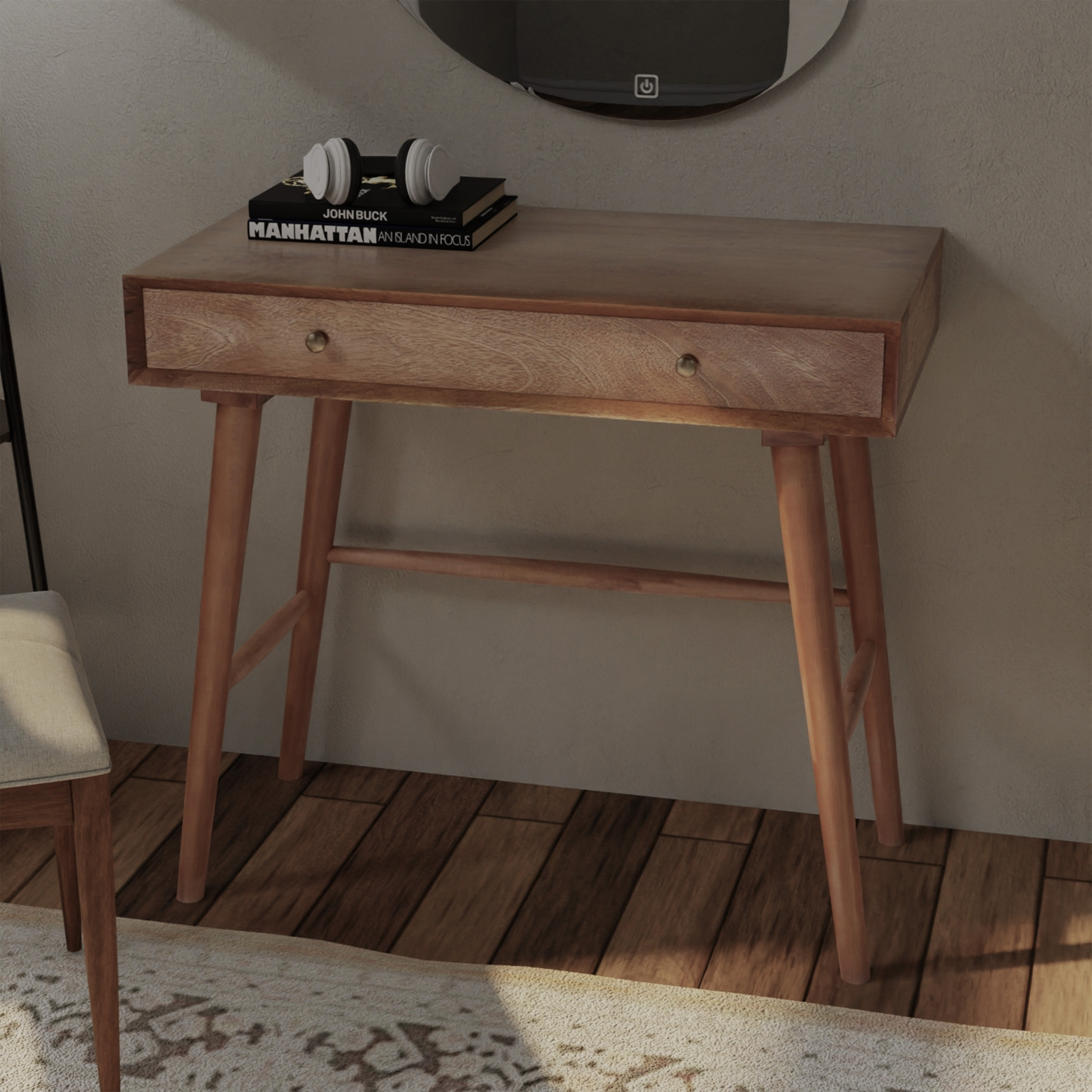 Loon Peak® Alann Wood Home Office Desk & Reviews - Wayfair Canada