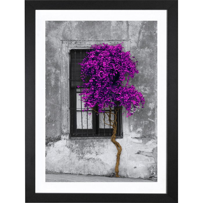 The Twillery Co.® Tree in Front of Window Purple Pop Color Pop by ...