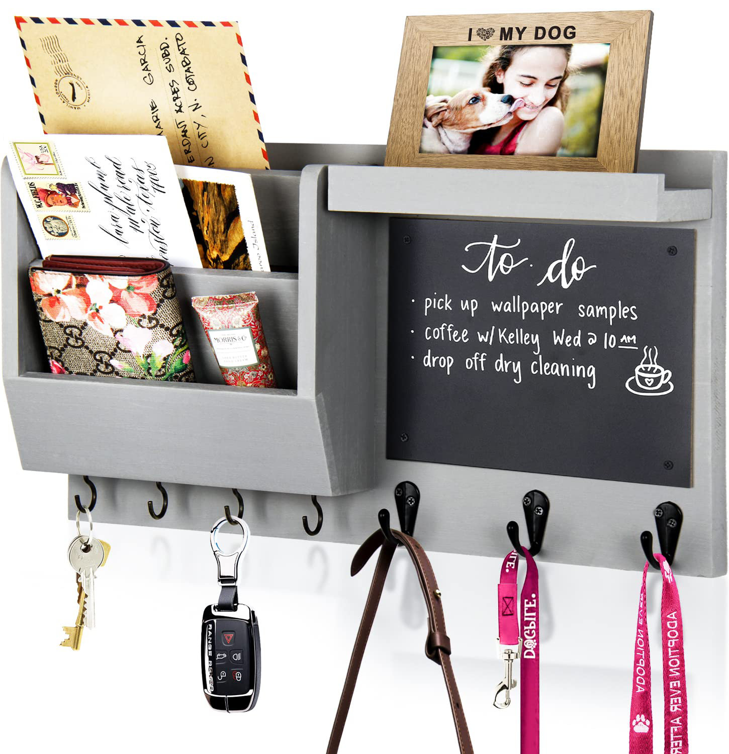 COOREL Solid Wood Wall Organizer - Wayfair Canada