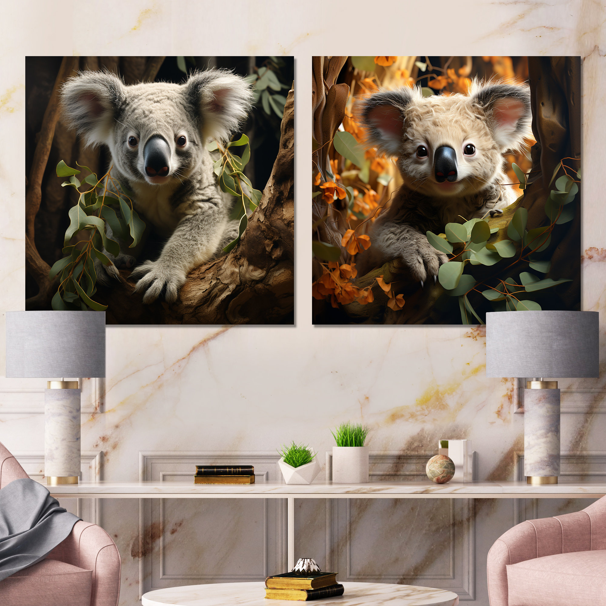 Dakota Fields Cute Koala In Australia I - Koala Metal Wall Art Living ...