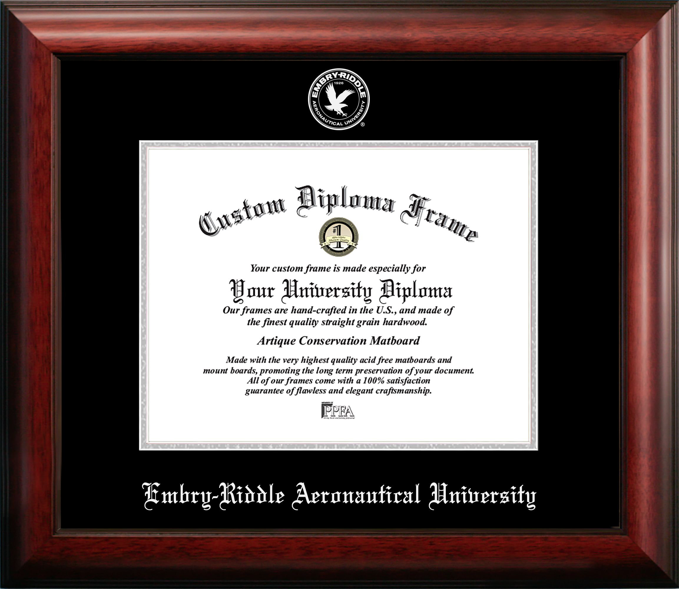 Campus Images Embry-Riddle Eagles Embossed Diploma Picture Frame | Wayfair