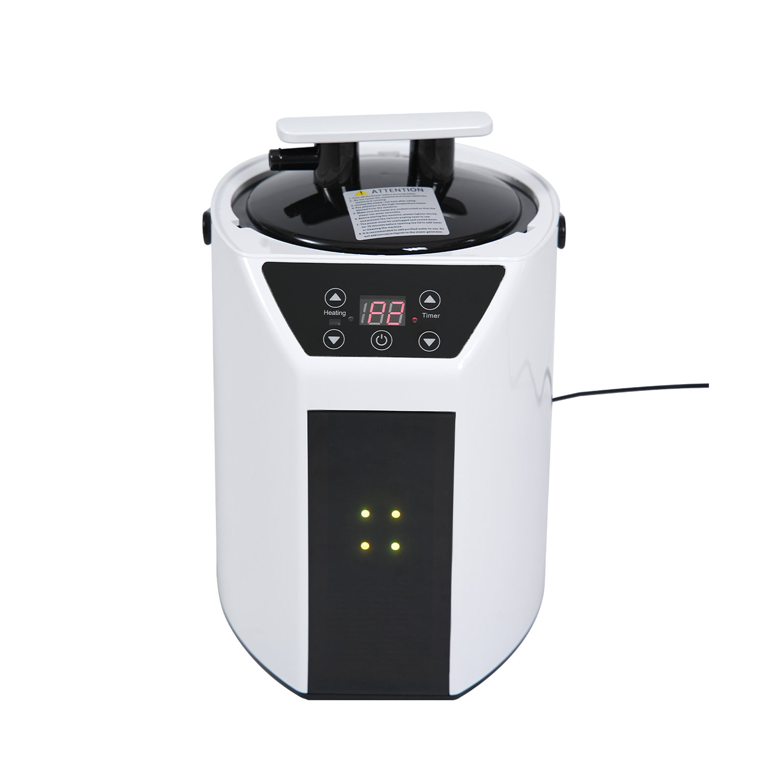 Ikkle Sauna Steamer Portable Pot, 3L Stainless Steel Steam Generator ...