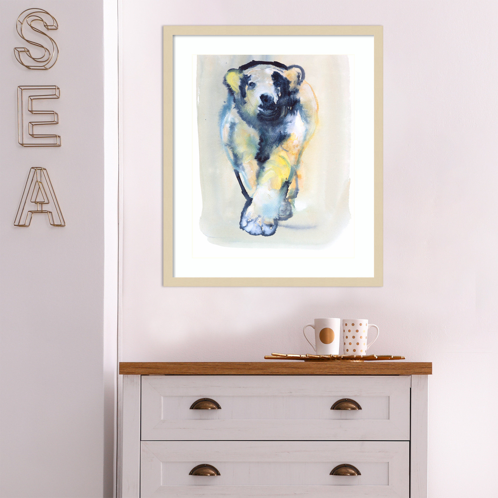Wildon Home® Fearless Bear by Mark Adlington - Single Picture Frame ...