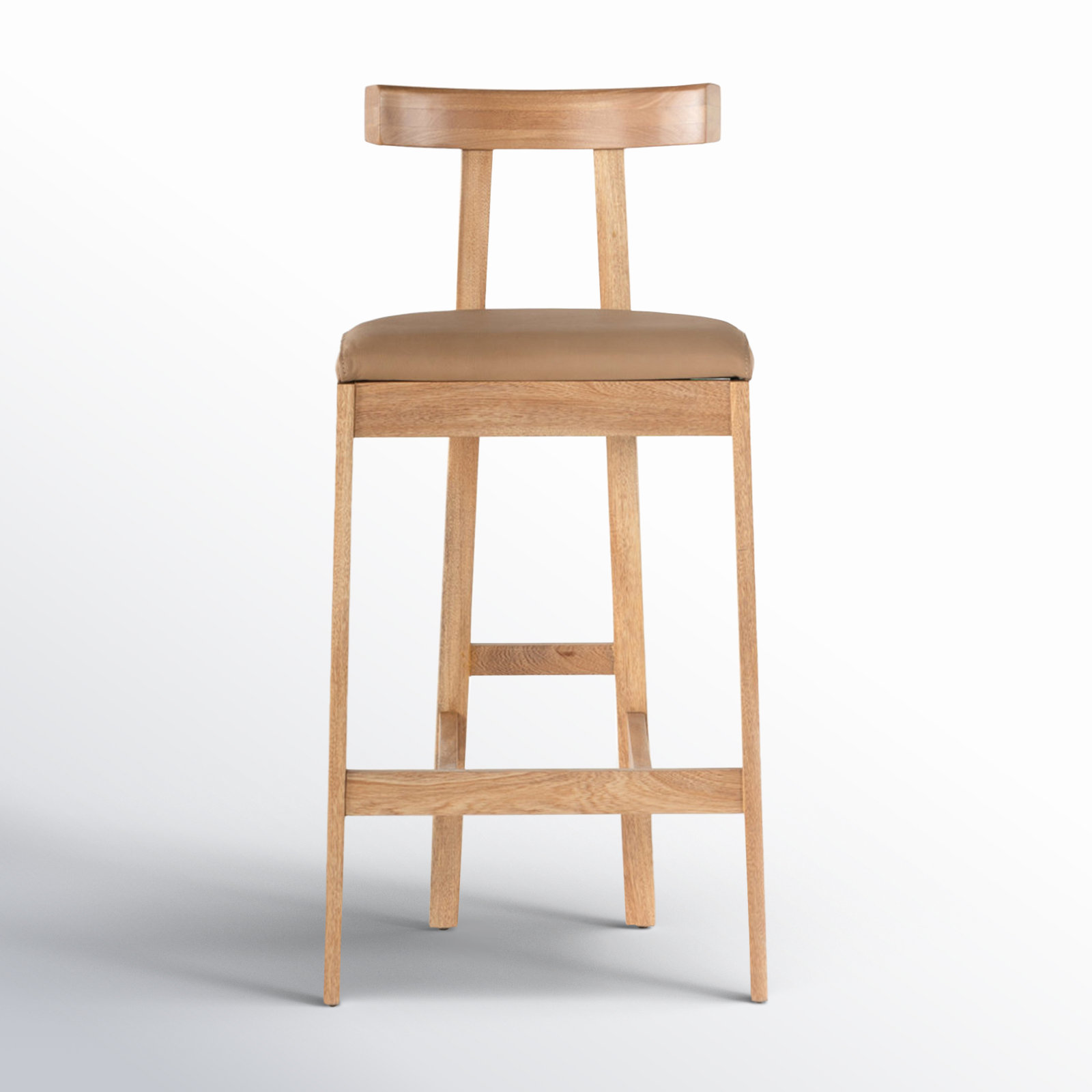AllModern Seville Leather Bar & Counter Stool & Reviews | Wayfair