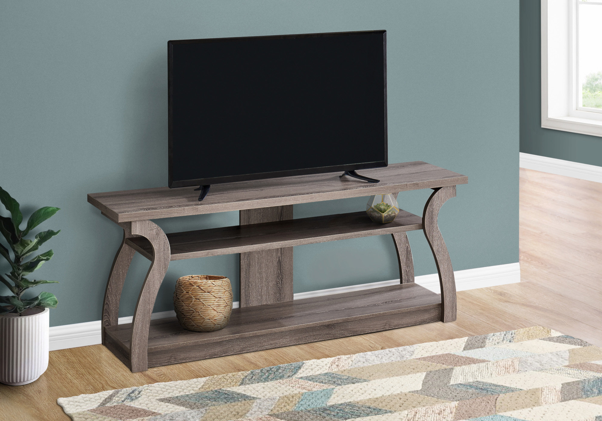 Red Barrel Studio® Tv Stand, 60 Inch, Console, Media Entertainment ...