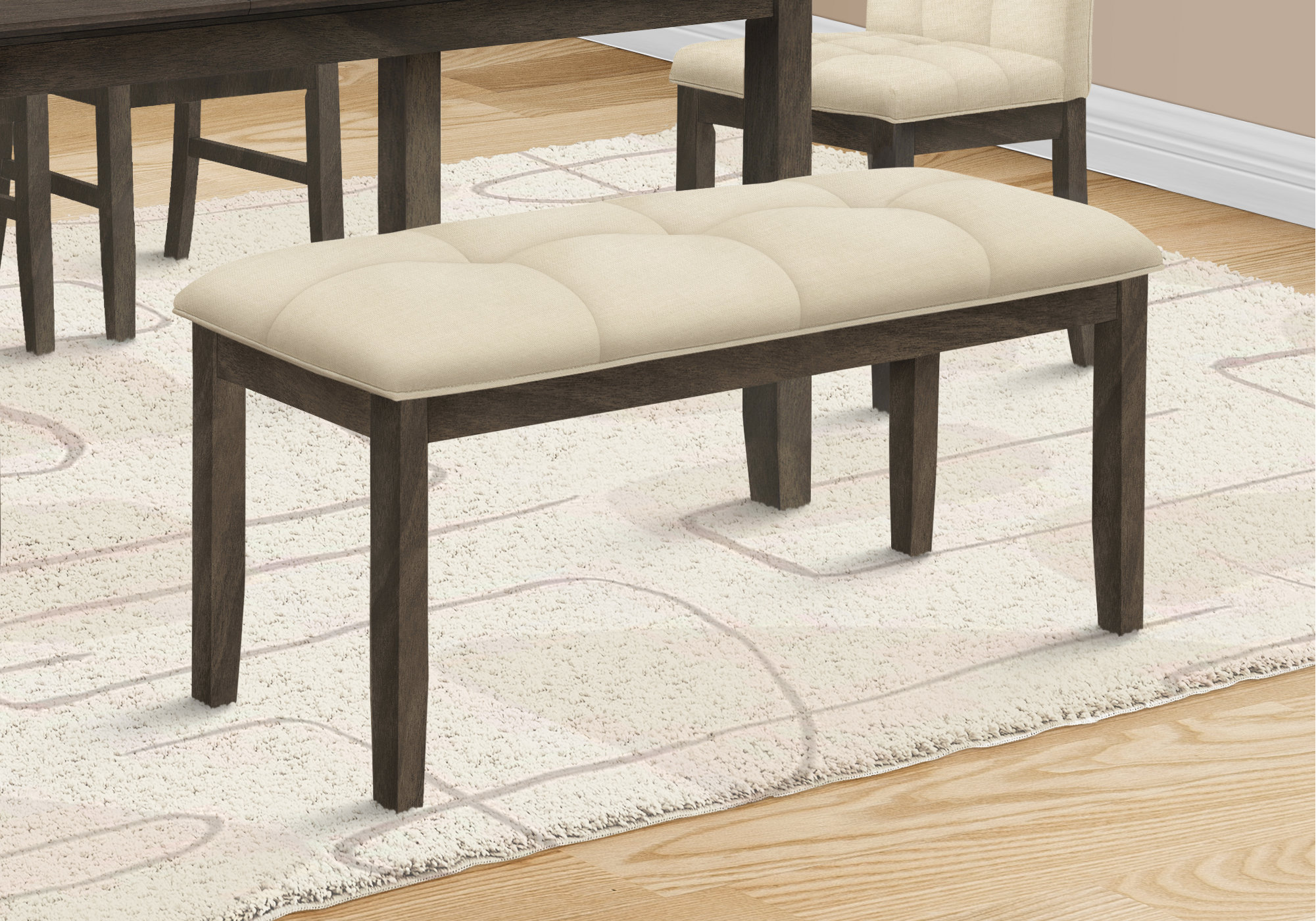 Lark Manor™ Dining Room Bench, Upholstered Bench, Transitional Bench ...