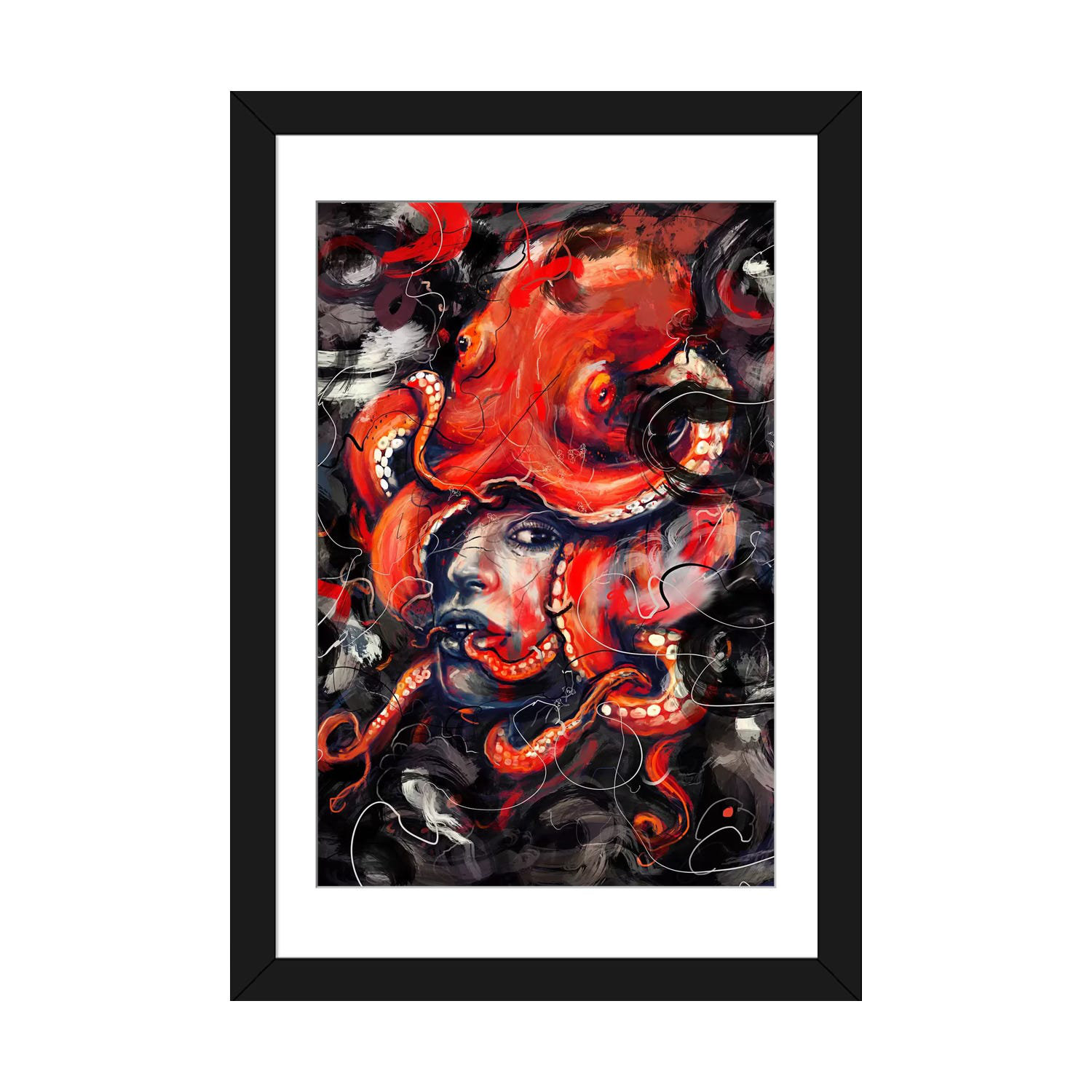 East Urban Home 'Empress Octo' Graphic Art Print on Canvas - Wayfair Canada