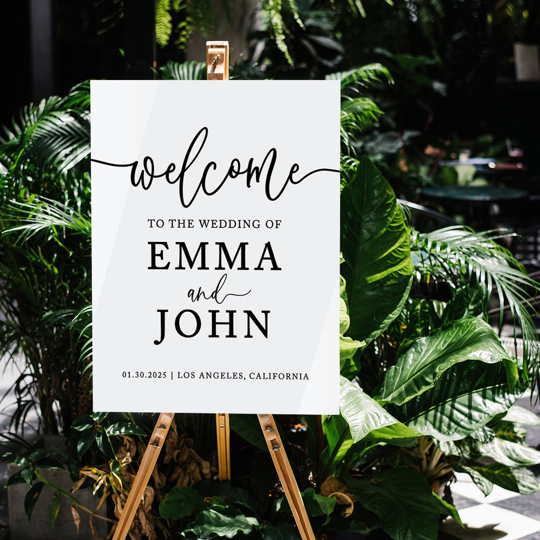 Koyal Wholesale Wedding Welcome Sign | Wayfair