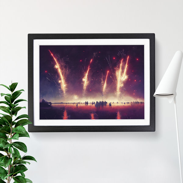 17 Stories Artsy Fireworks - Single Picture Frame Art Prints | Wayfair ...