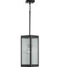 17 Stories Brooklinn Black 1 -Bulb 17.63" H Outdoor Hanging Lantern ...