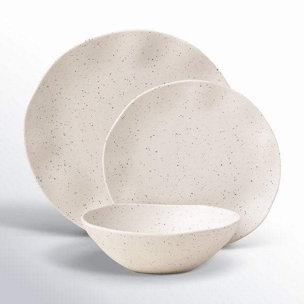 Oneida Terrazzo Melamine 12 Piece Dinnerware Set & Reviews | Joss & Main