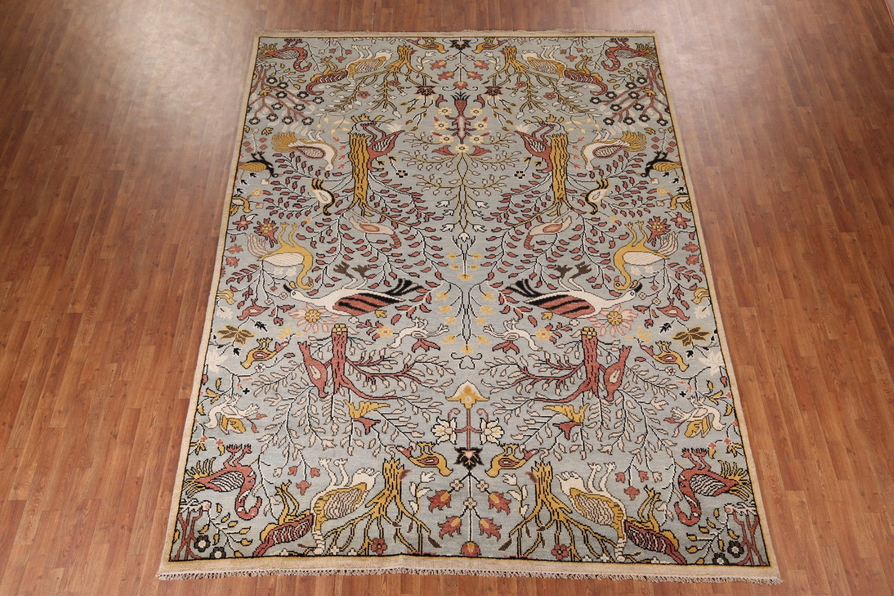 Rugsource One-of-a-Kind 8'11'' x 11'9'' Area Rug in Gray/Charcoal | Wayfair