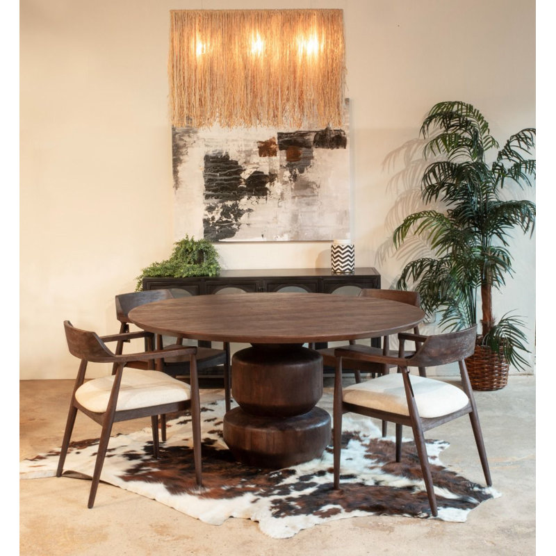 Home Trends & Design Cambridge Round Dining Table | Perigold
