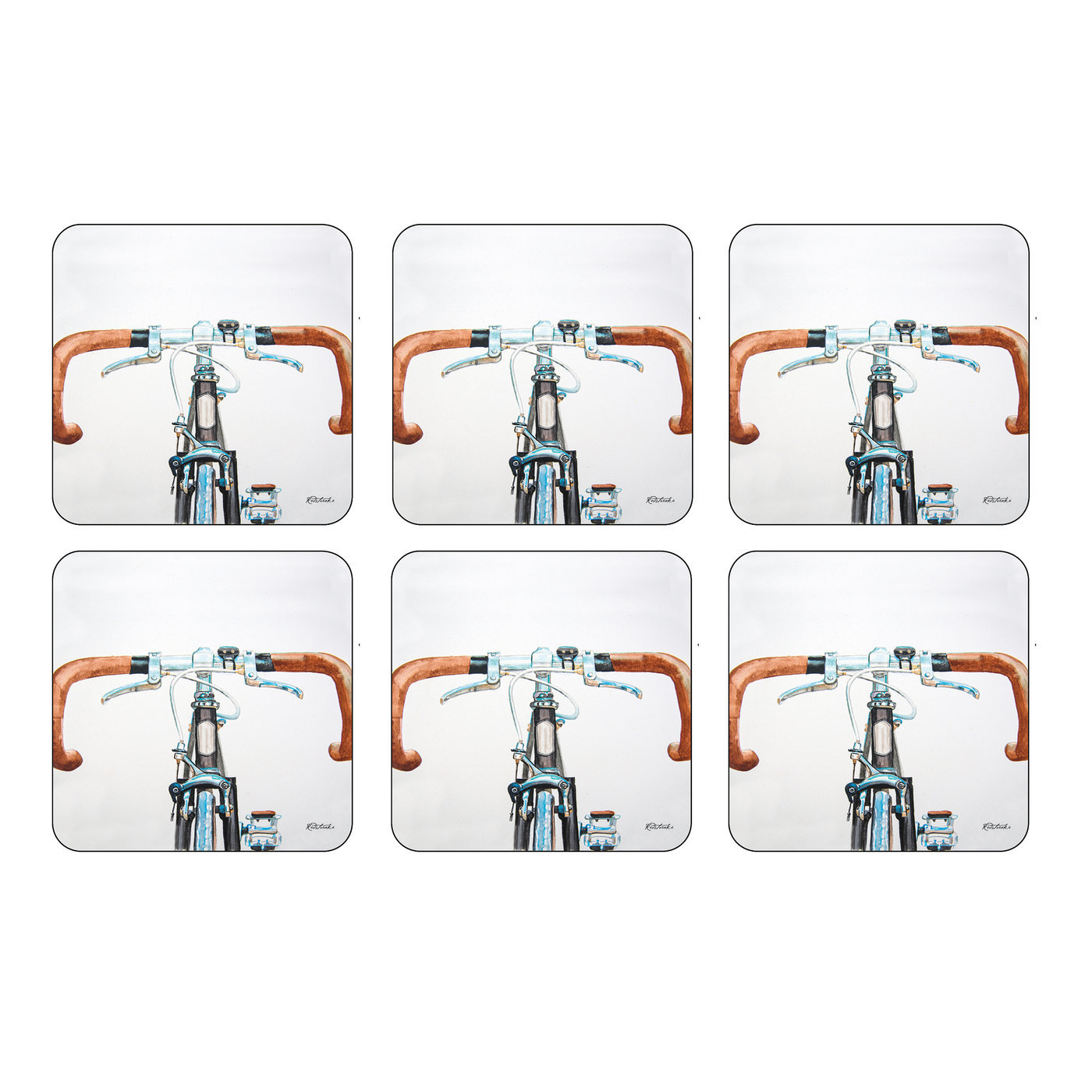 Pimpernel Bicycle Coasters 4" X 4" | Wayfair