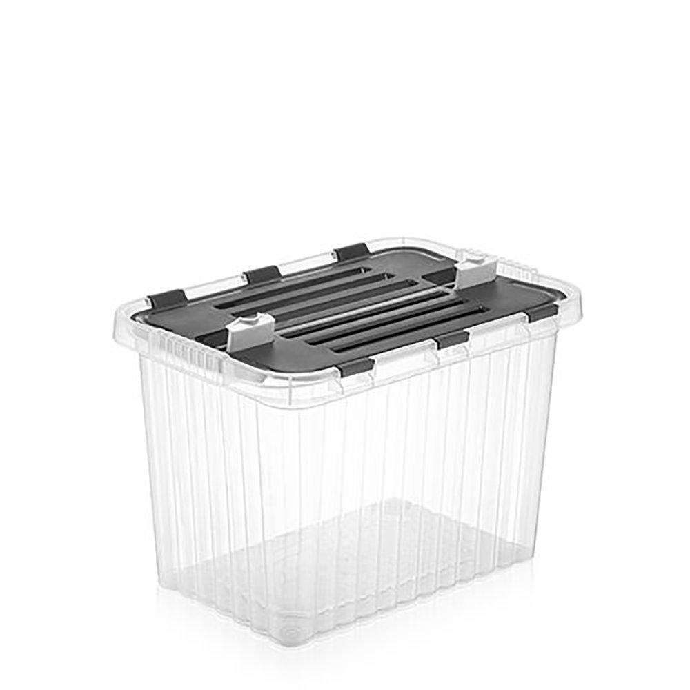 Rebrilliant 16 L Deep Storage Container With Hinged Lid | Wayfair