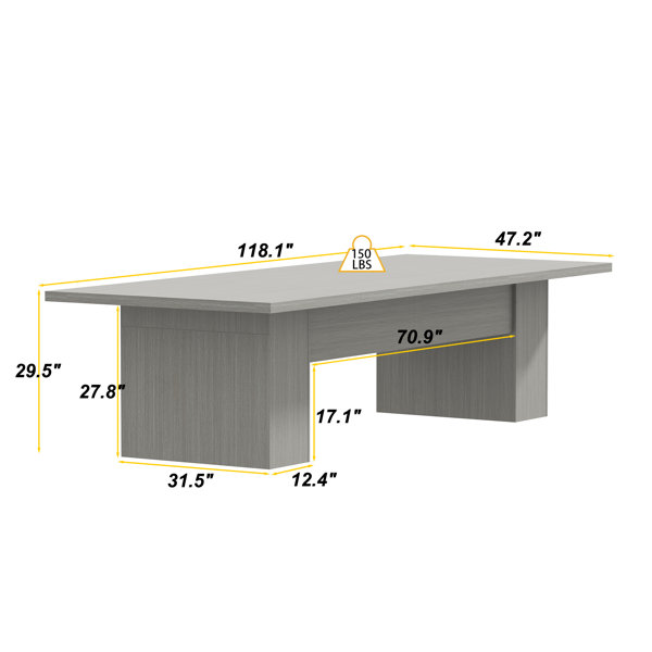 Latitude Run® Dining Table For 12 Person | Wayfair