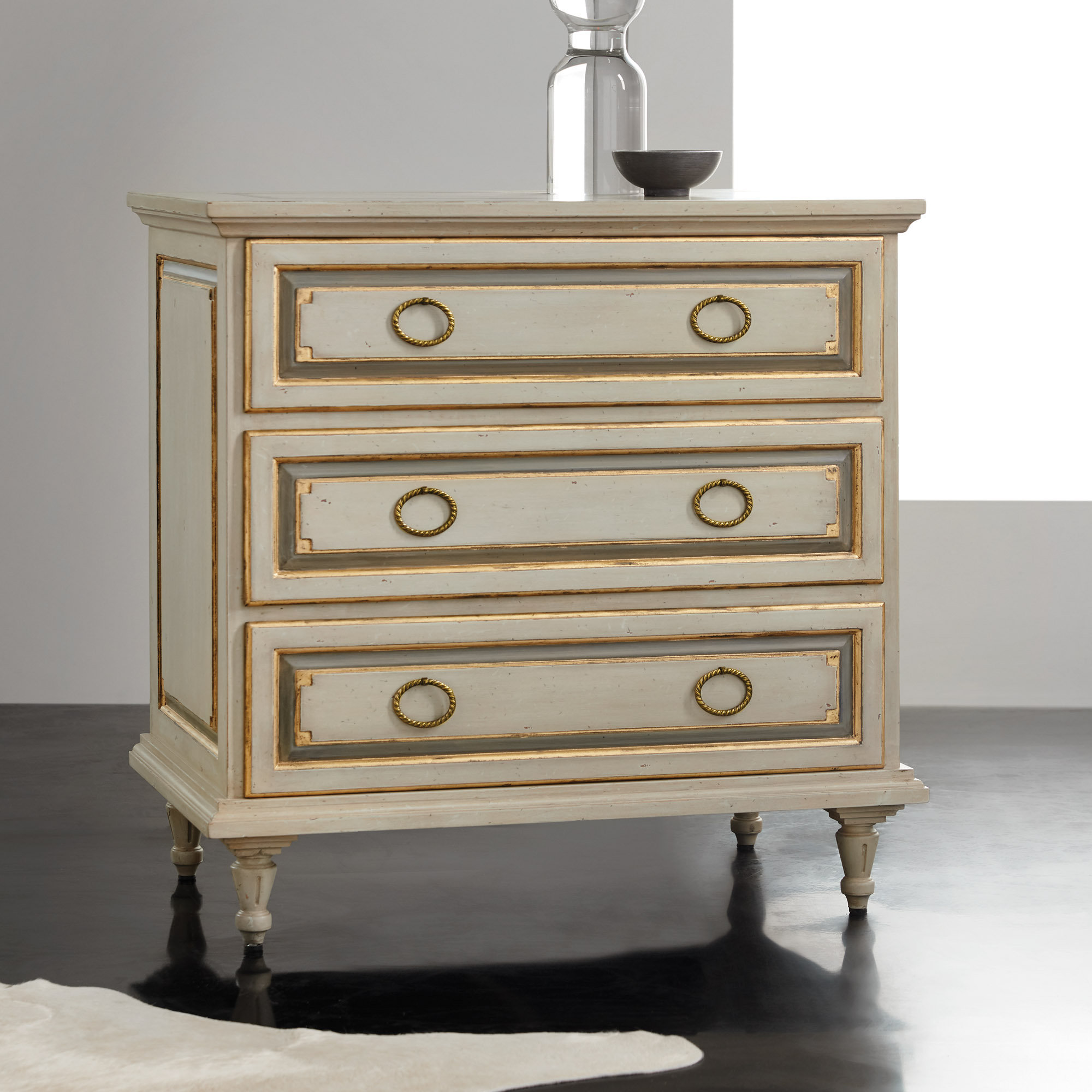 Modern History Home Modern History 3 - Drawer Accent Chest | Wayfair