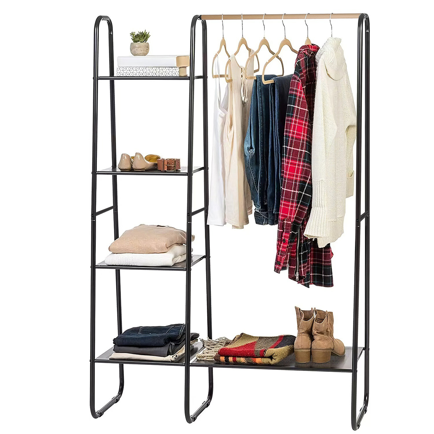 Latitude Run® Brightnalle 59'' Metal Clothing Rack | Wayfair