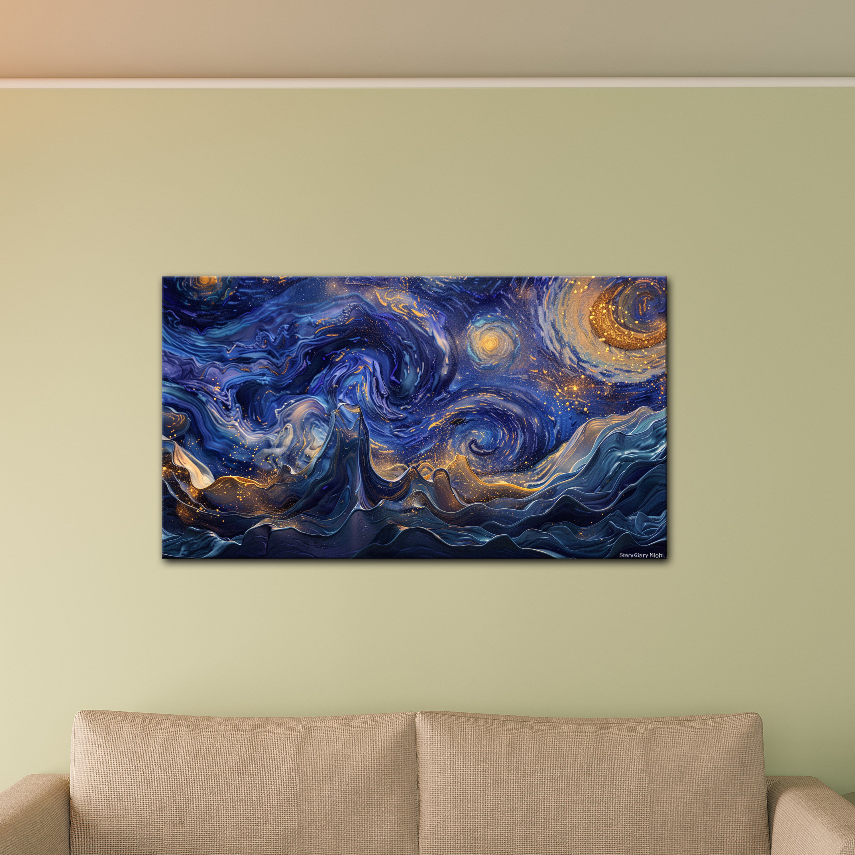 Wrought Studio™ Starry Night Dreamscape : Streaming Starry Night by ...