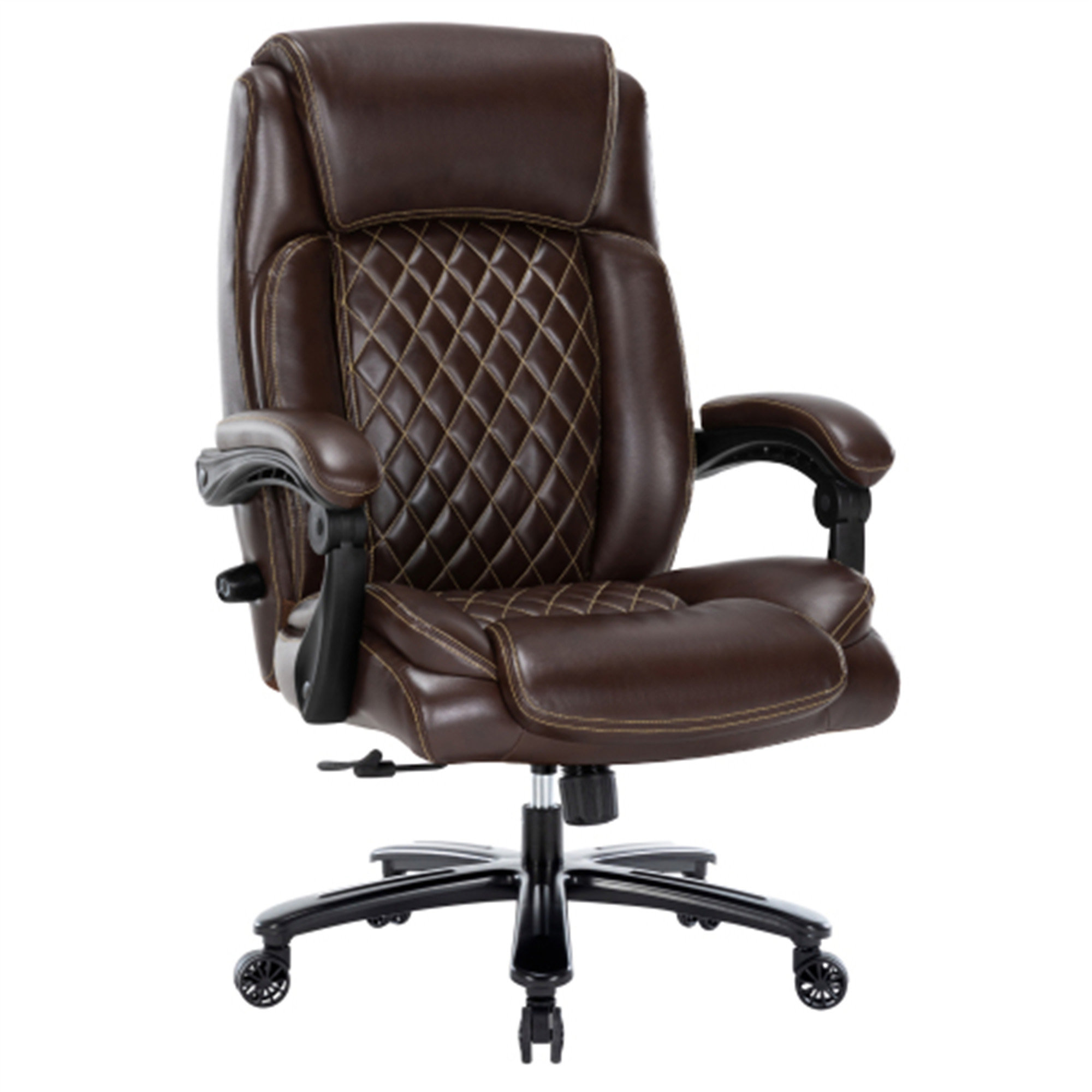 Latitude Run® Executive Office Chair - 400Lbs Heavy Duty Office Chair ...