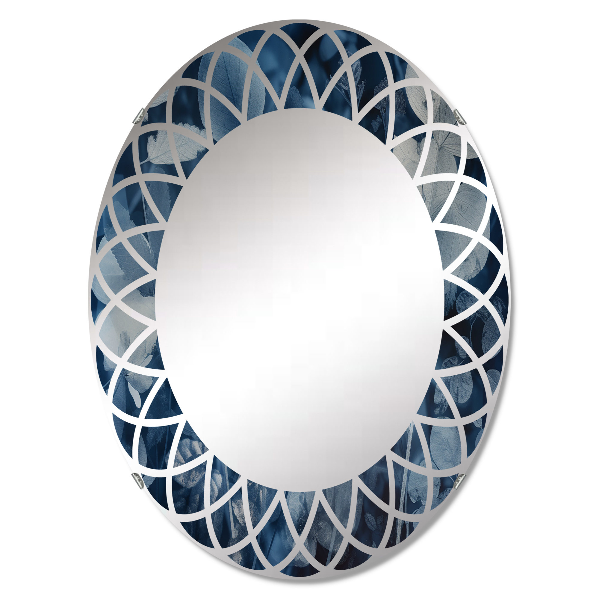 East Urban Home Morrigna - Modern Wall Mirror Oval | Wayfair