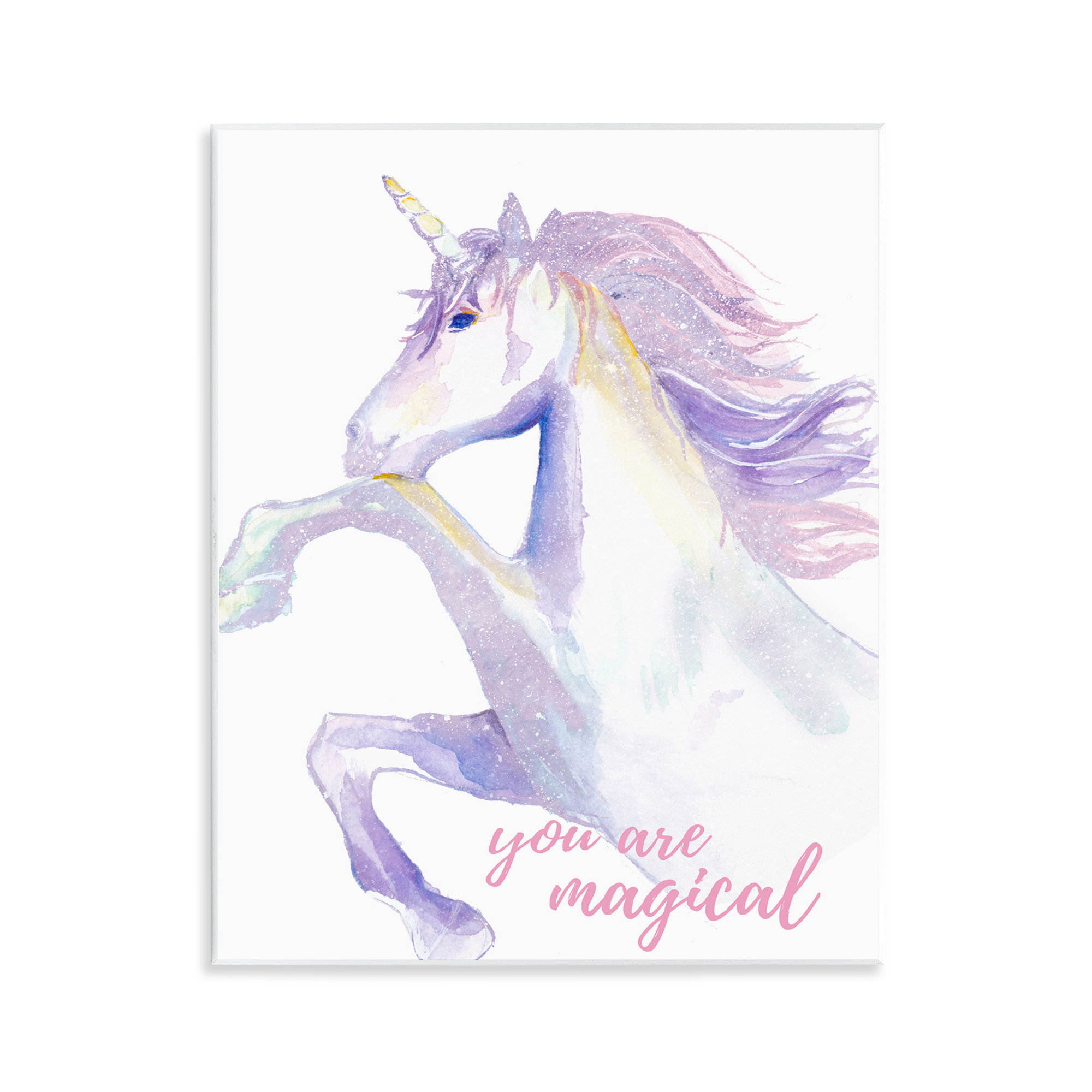 Stupell Industries You Are Magical Unicorn Wall Plaque Art by Chelsea ...