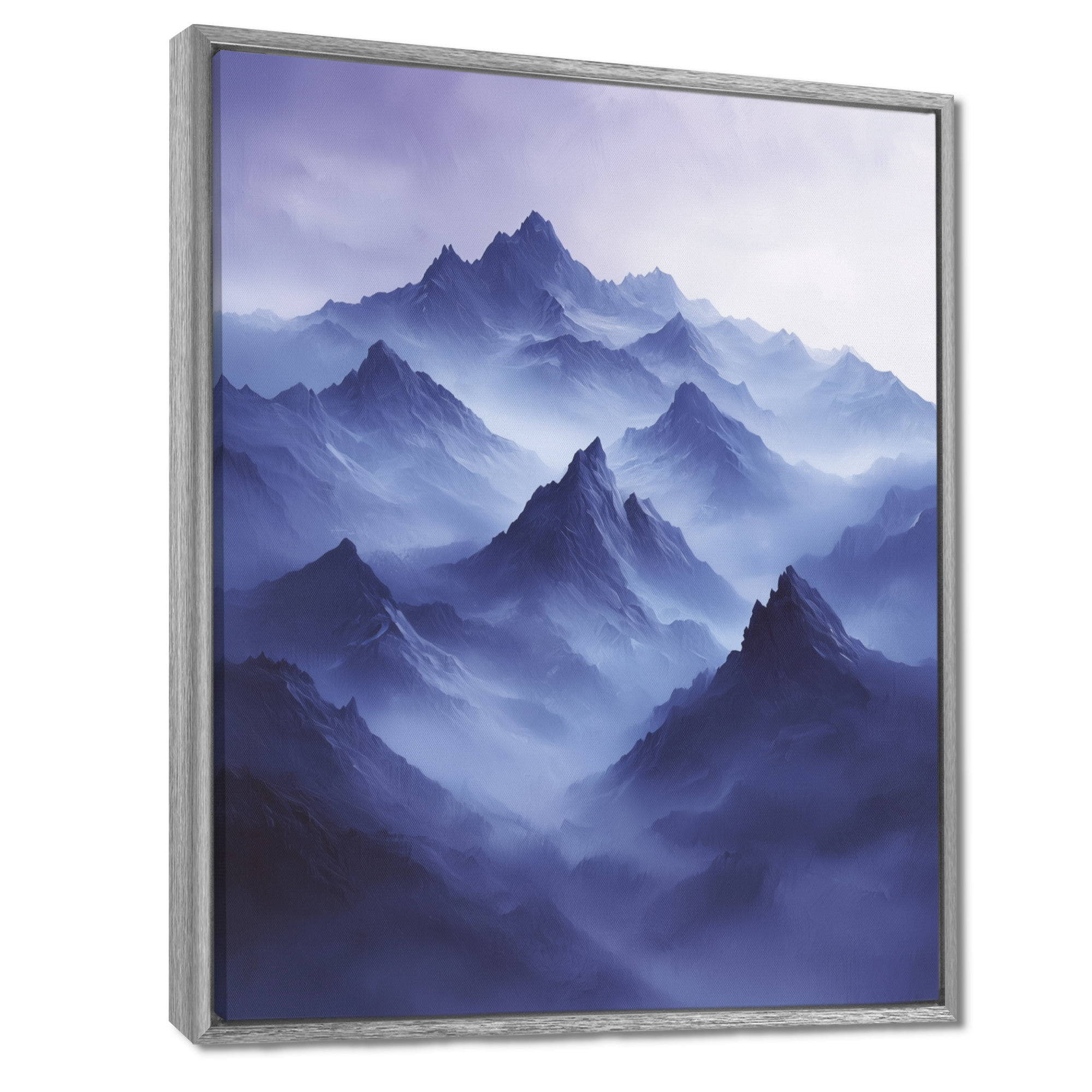 Millwood Pines Gitzel Misty Peaks In The Twilight III - Mountains Wall ...