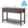 Winston Porter Outdoor Console Table With Drawers Patio Buffet Bar ...
