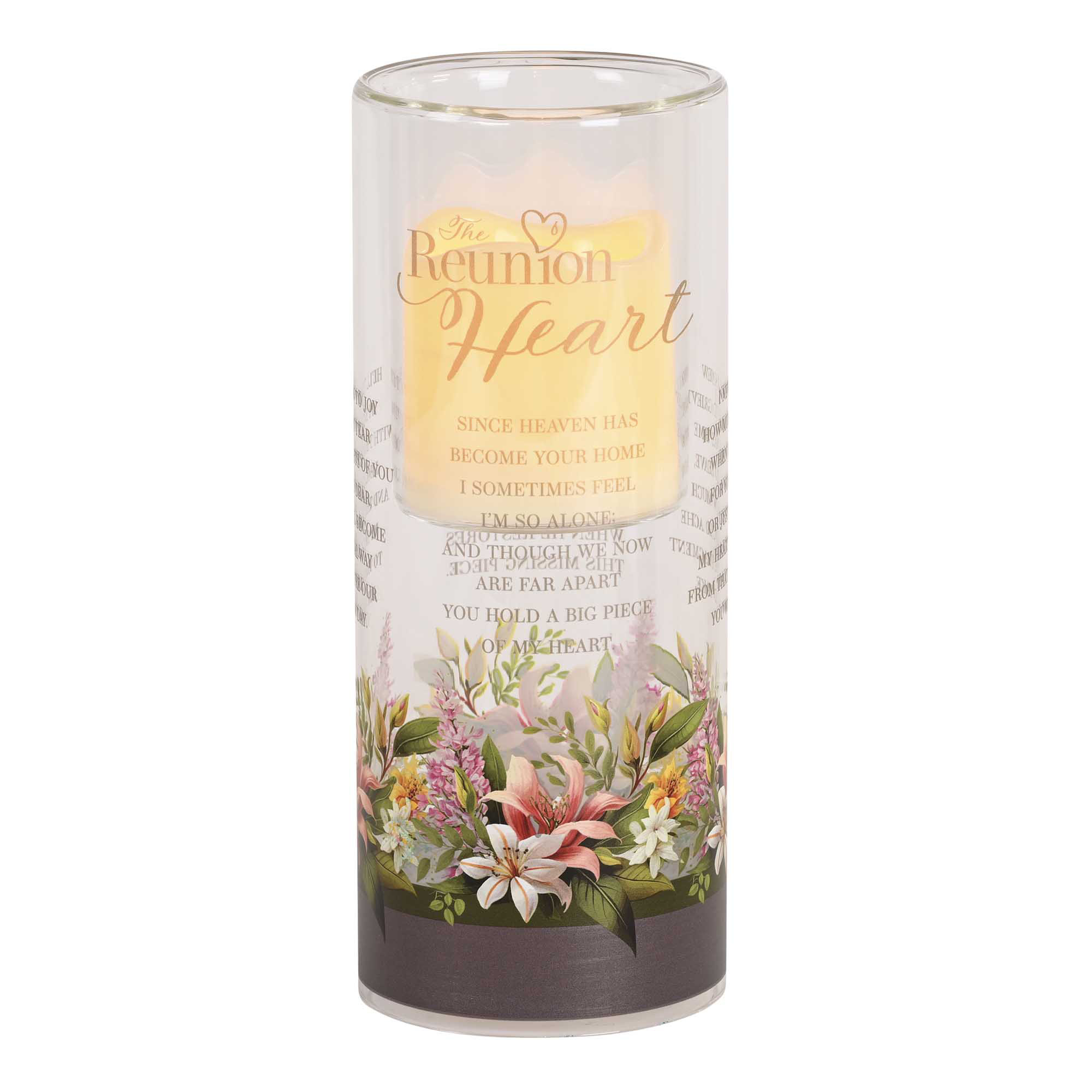Winston Porter Candleholder Floral Reunion Heart 10H | Wayfair