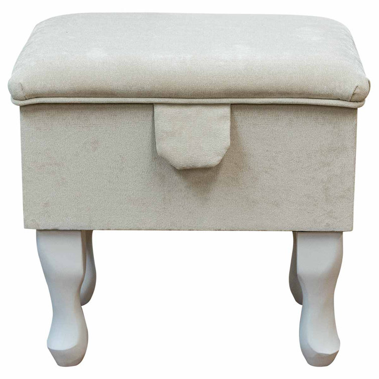 Beaumont Solid + Manufactured Wood Accent Stool | Wayfair.co.uk