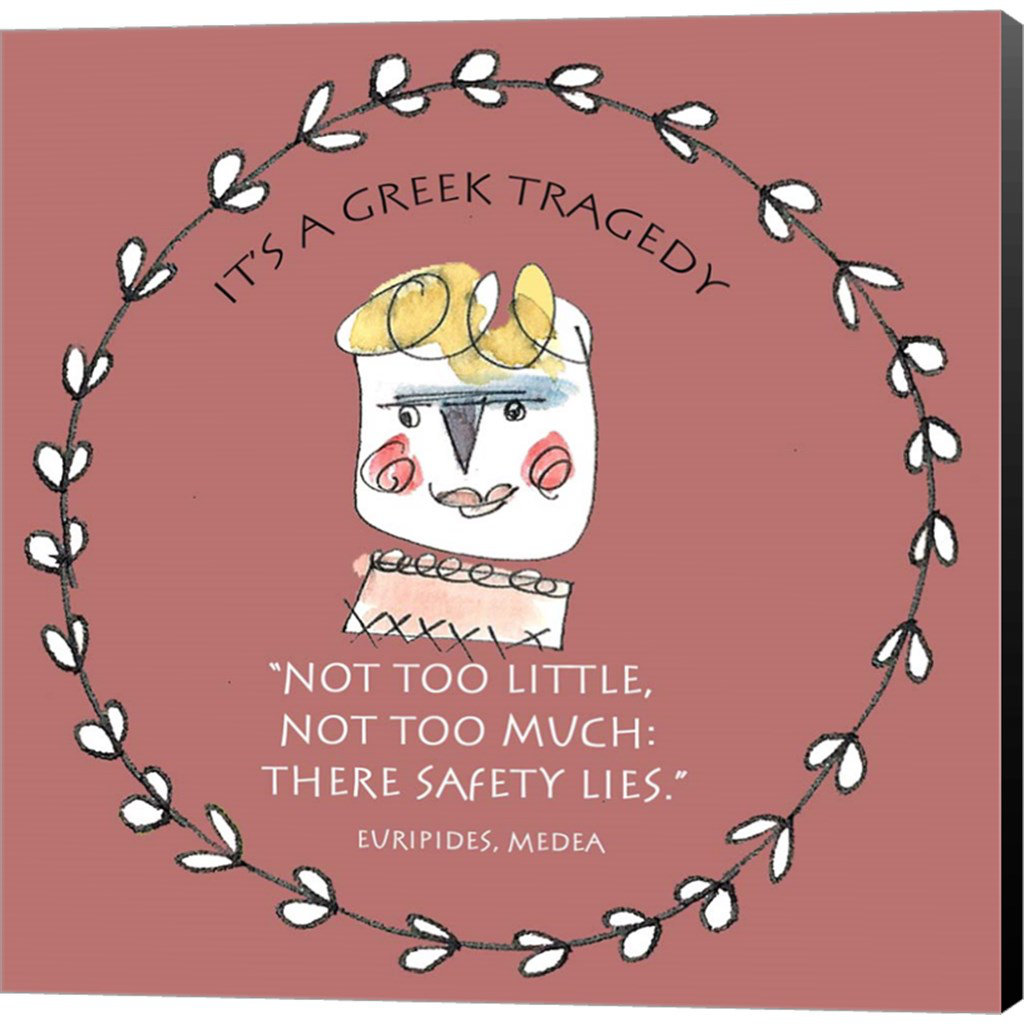 Trinx Greek Tragedy C By Effie Zafiropoulou, Canvas Wall Art - Wayfair ...