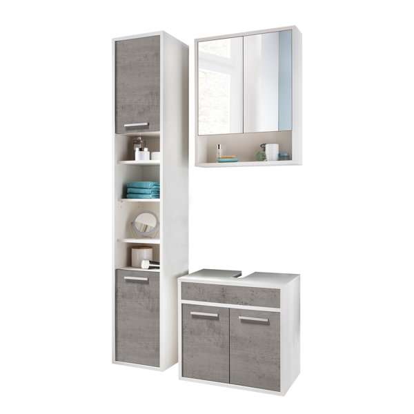 Latitude Run Vesper Wall Bathroom Storage Furniture Set | Wayfair.co.uk