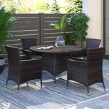 Bayou Breeze 6 - Person Oval Outdoor Dining Set & Reviews | Wayfair