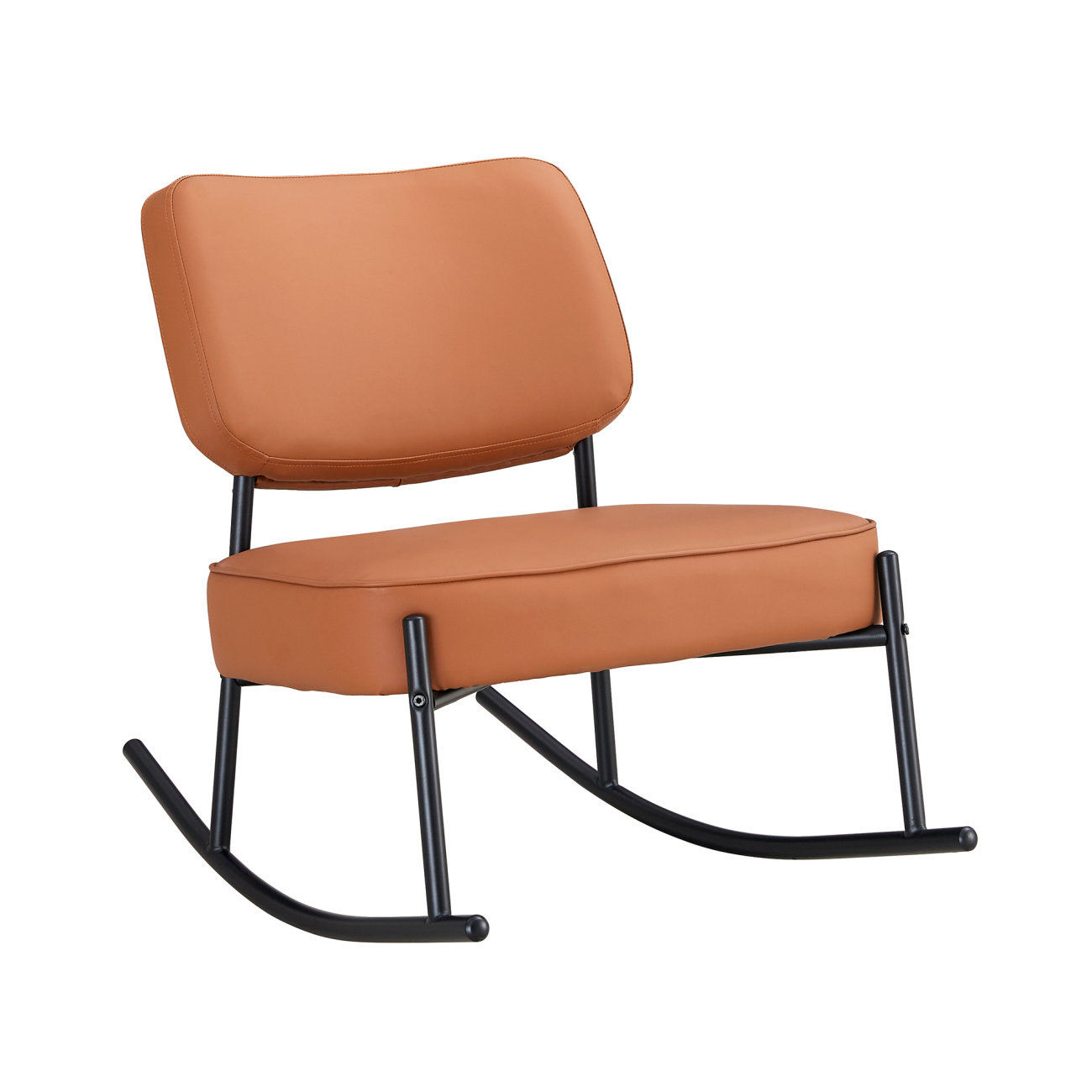 HEIMAO PU Material Cushioned Rocking Chair, Unique Rocking Chair ...