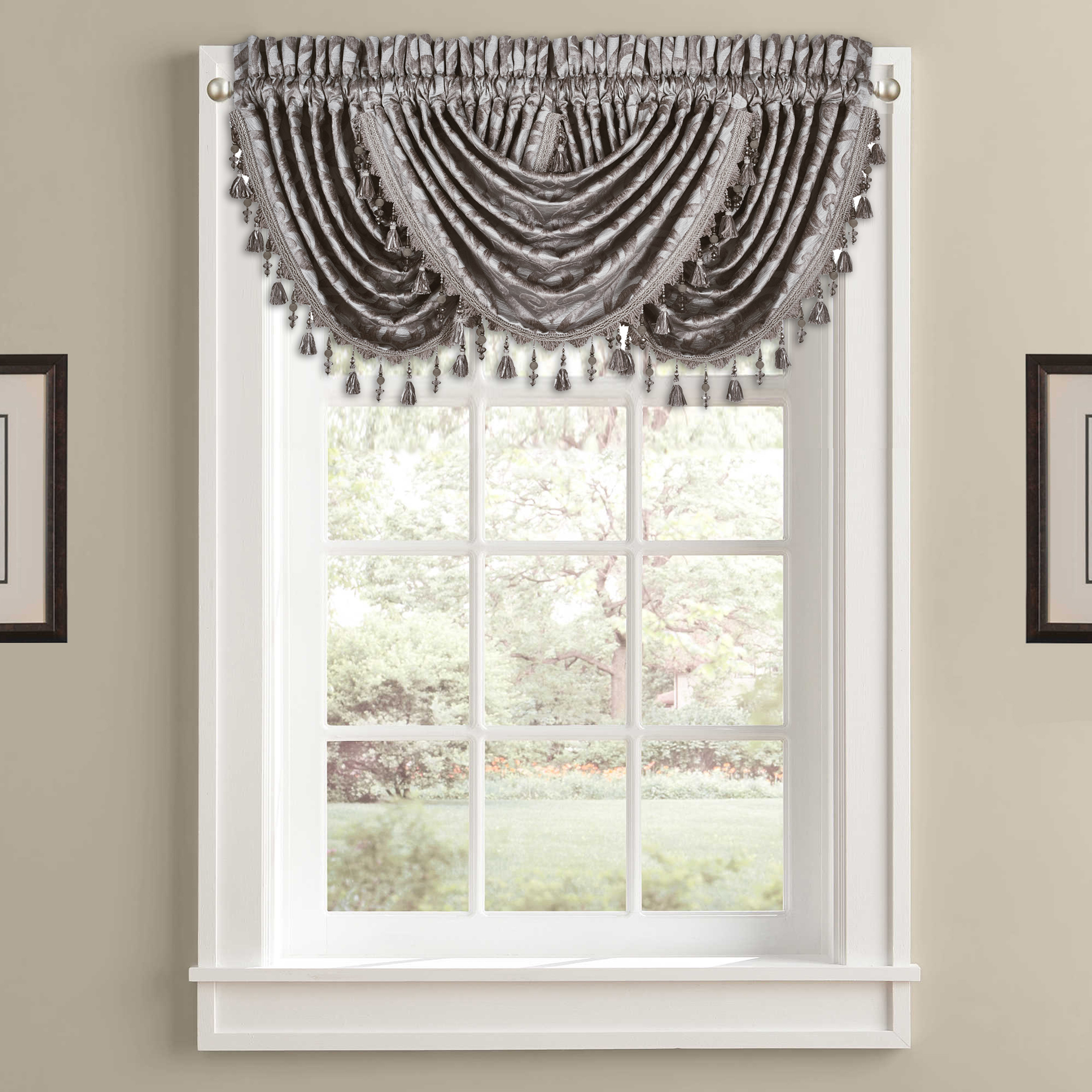 Five Queens Court Sarah Window Waterfall Valance | Wayfair